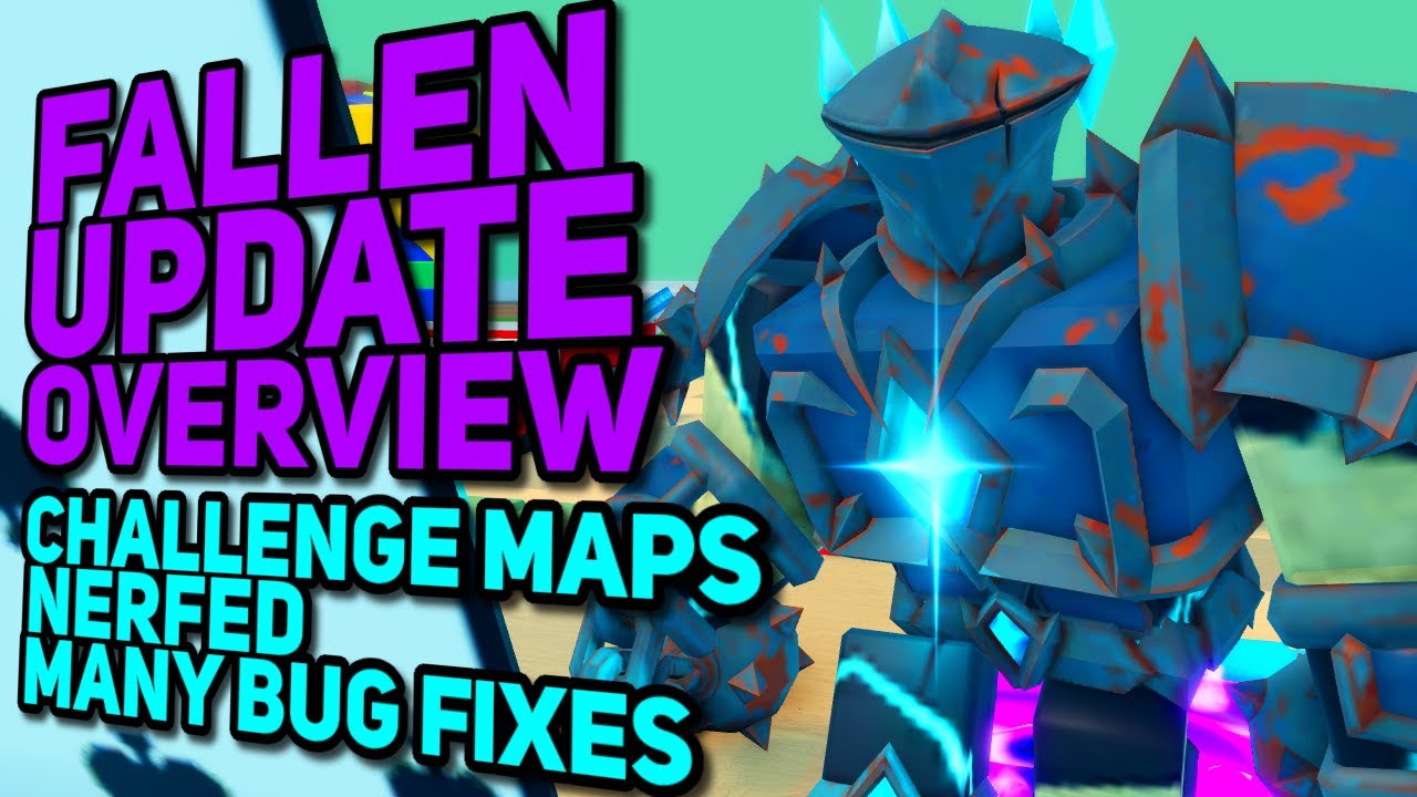Challenge Maps NERFED | Many Bug Fixes | TDS Fallen Mode Update ...