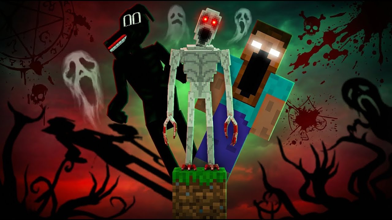 50+ Horror Mobs vs One Block in Minecraft Survival - YouTube