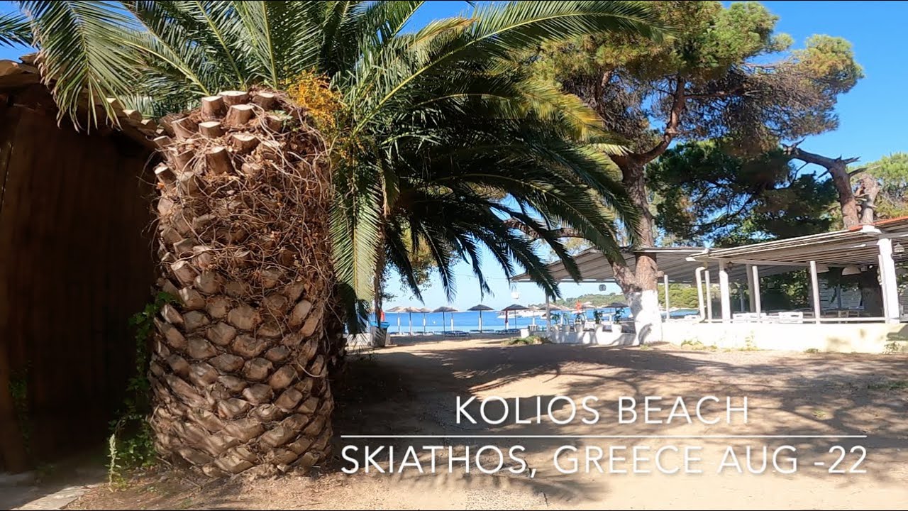 Walk and snorkeling at Kolios Beach, Skiathos - YouTube