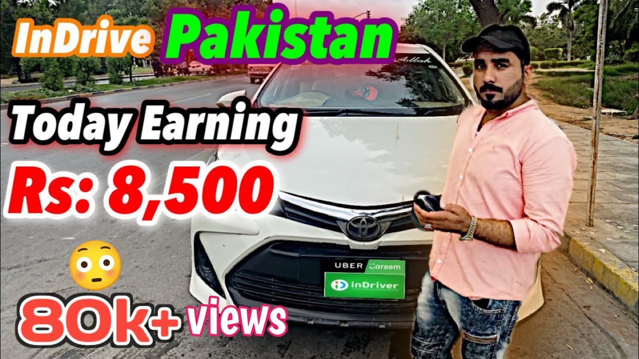 12 hour Earning | inDrive & careem earning in Pakistan | daily earning ...