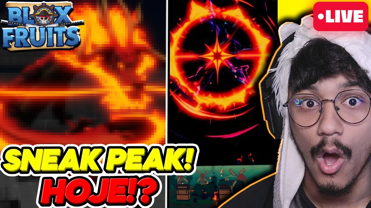 🔴 SNEAK PEAK da DRAGON REWORK HOJE!? ATUALIZAÇÃO do BLOX FRUITS TA ...