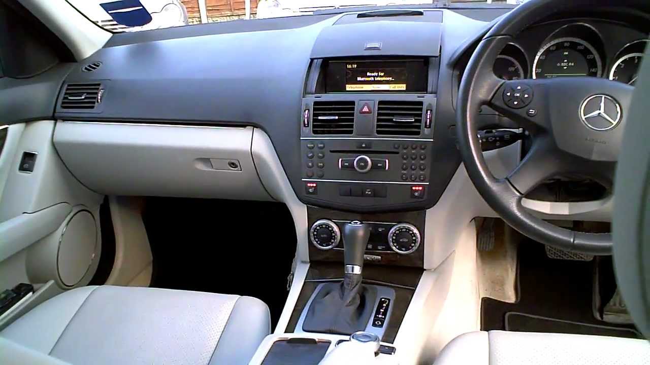 2010(60) MERCEDES C220 CDI ELEGANCE ESTATE AUTO DIESEL BLACK - YouTube