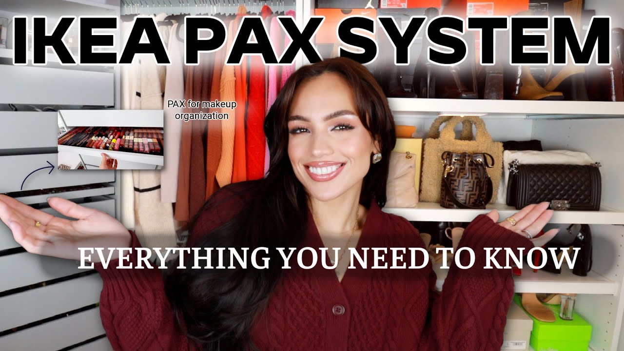 BUILDING MY DREAM CLOSET| IKEA PAX SYSTEM! tips+for tricks, designing ...