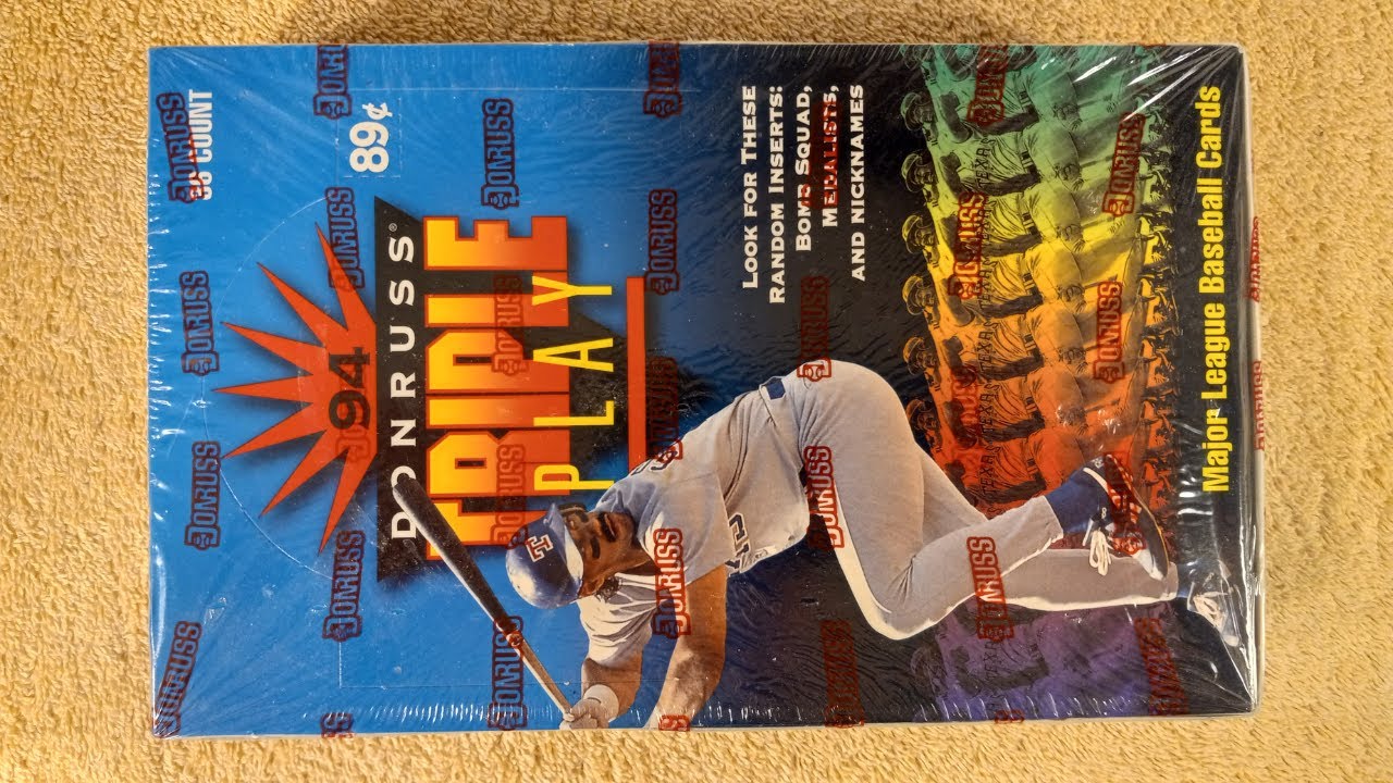 Throwback Thursday Baseball Cards #35 - 1994 Donruss Triple Play - Old ...