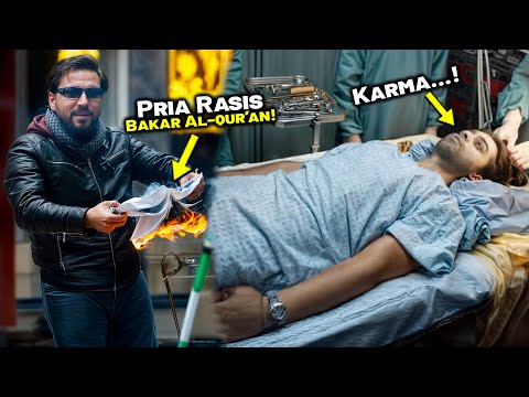 ASTAGFIRULLAH, Detik-Detik Pria Rasis Kena Azab Akibat Nekad Bakar Al-Quran dan Menghina Tuhan