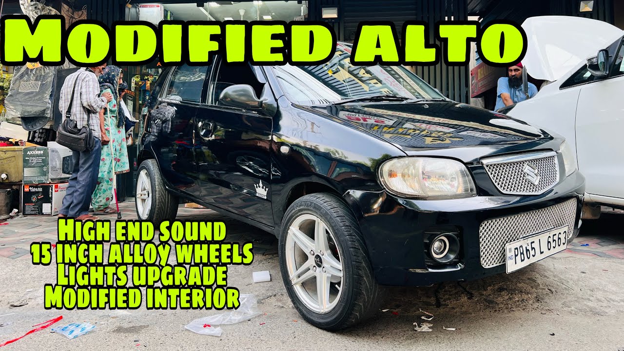 Modified alto | black alto | 15 inch alloy | high end music system ...