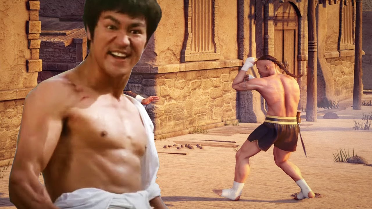 Bruce Lee vs Muay Thai Fighter มวยไทย r Shaolin vs Wutang 2 李小龍 泰拳 leg ...