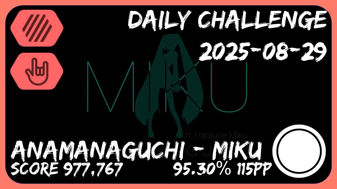 2025-08-29 Daily Challenge | osu!Lazer - YouTube