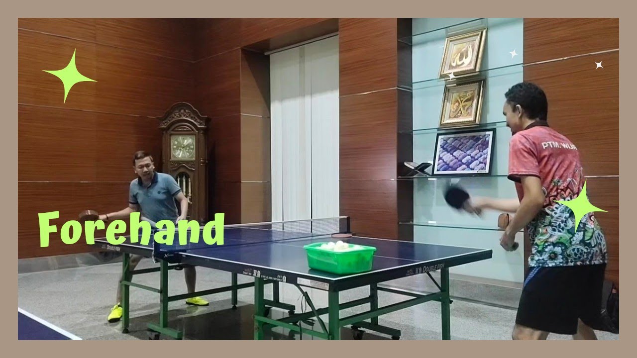 Latihan Forehand Tenis Meja - YouTube