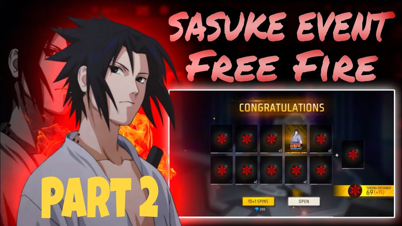 Part 2 Sasuke Bandle Free Fire X Naruto Shippuden 💀 Naruto Chapter 2 ...