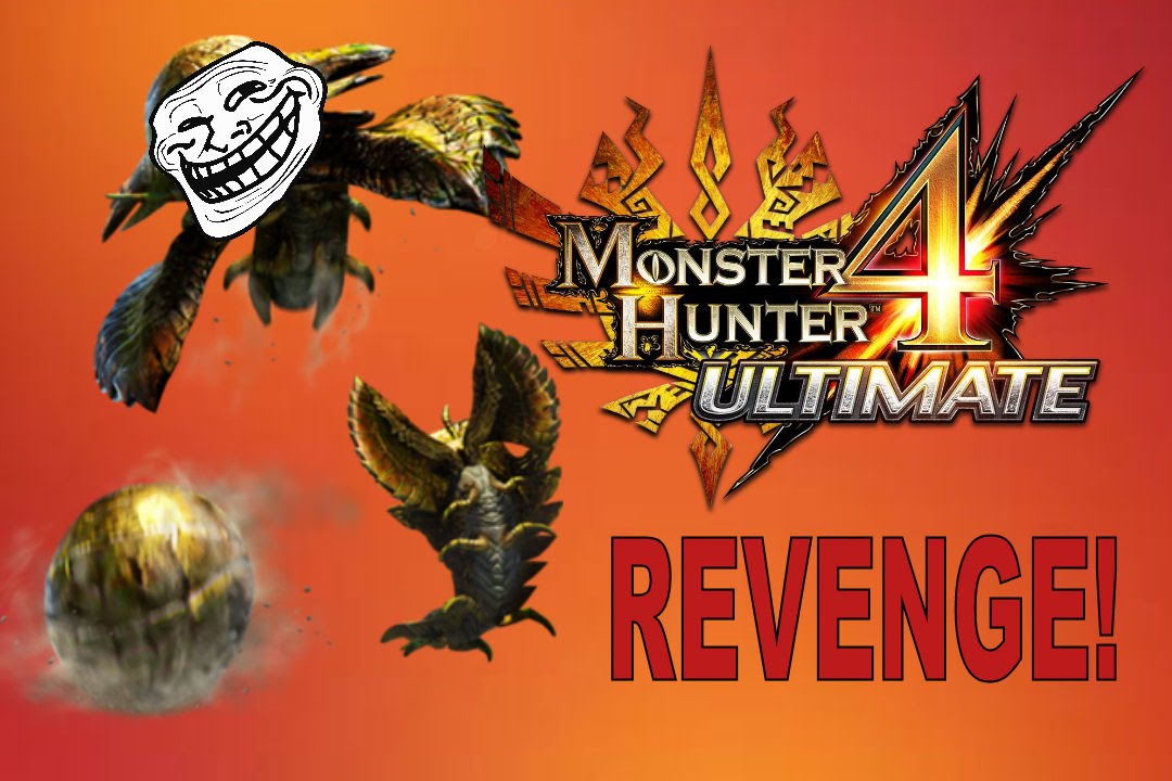 Monster Hunter 4 Ultimate 3DS - Konchu TROLL + REVENGE! (Funny Moments ...