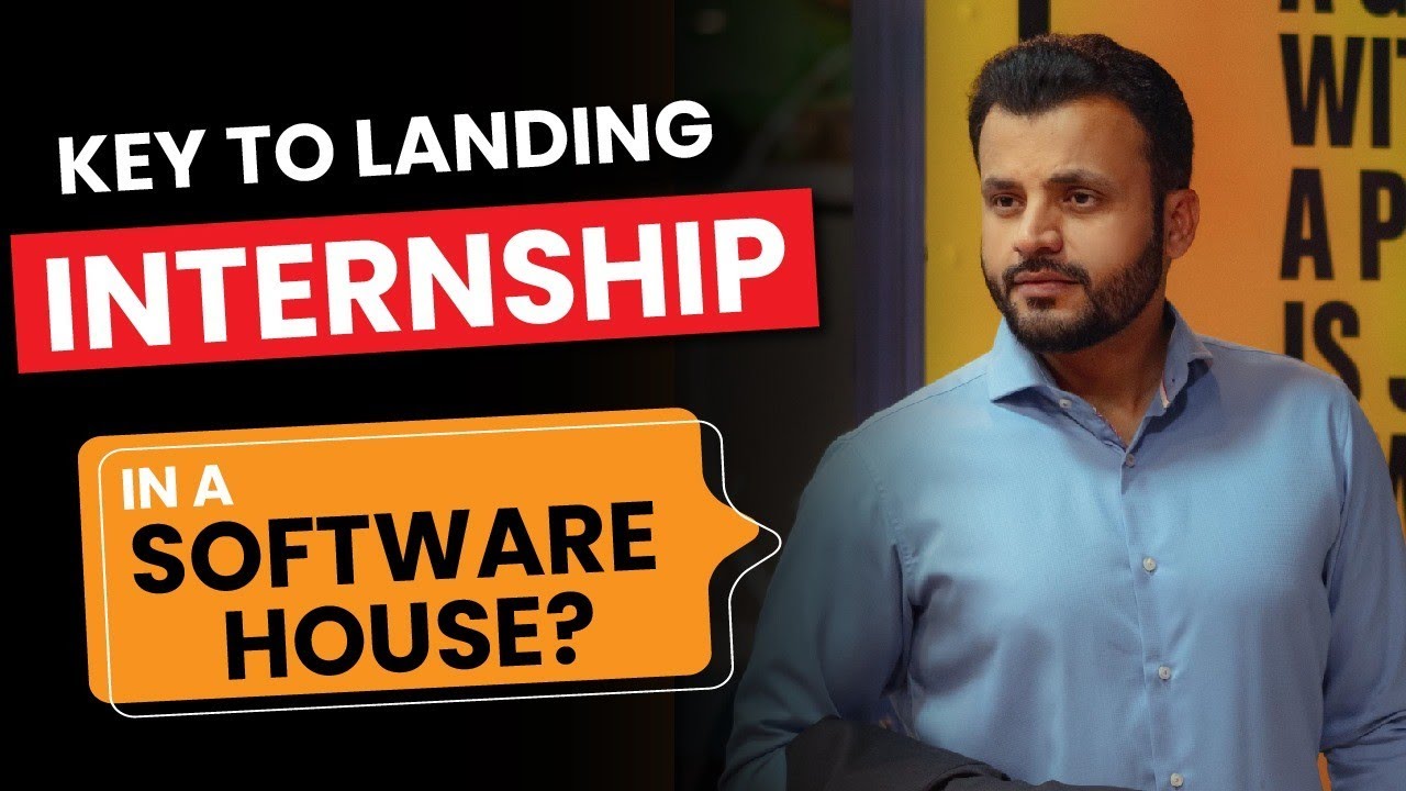 How to Get Internship in a Software House? - YouTube