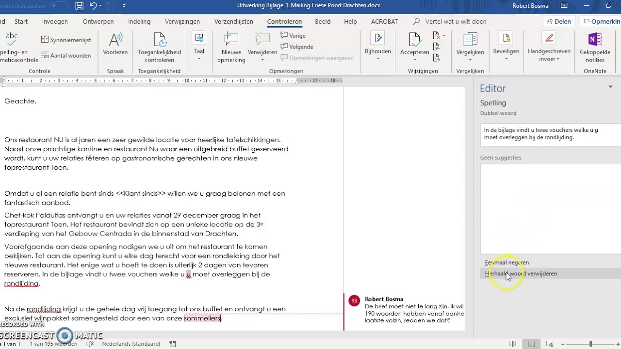 Word Controleren - YouTube