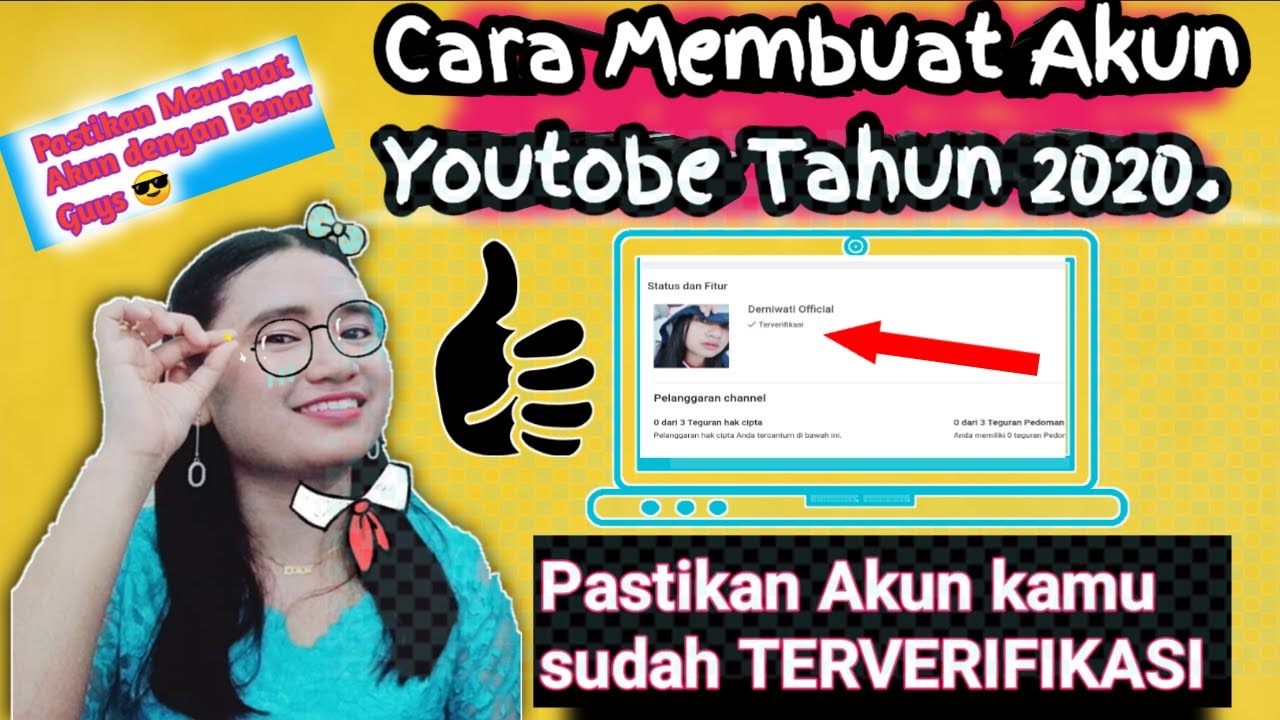#ChannelYoutube #Tahun2020 #Youtuber Cara Membuat Akun Channel Youtube ...