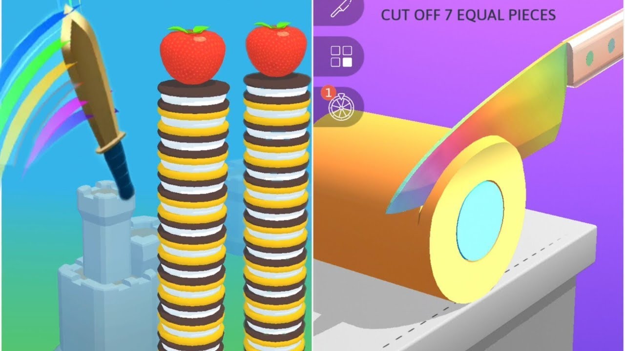 🔲asmr Slicing Game - Slice Through Anything On Android And Ios! - YouTube