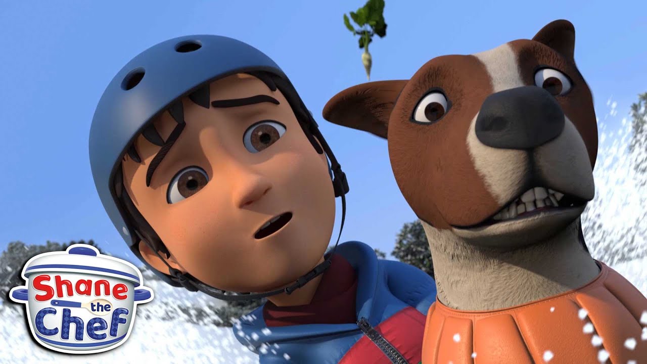 Mario Goes Sledding: Winter Games For Kids | Shane the Chef Animation ...
