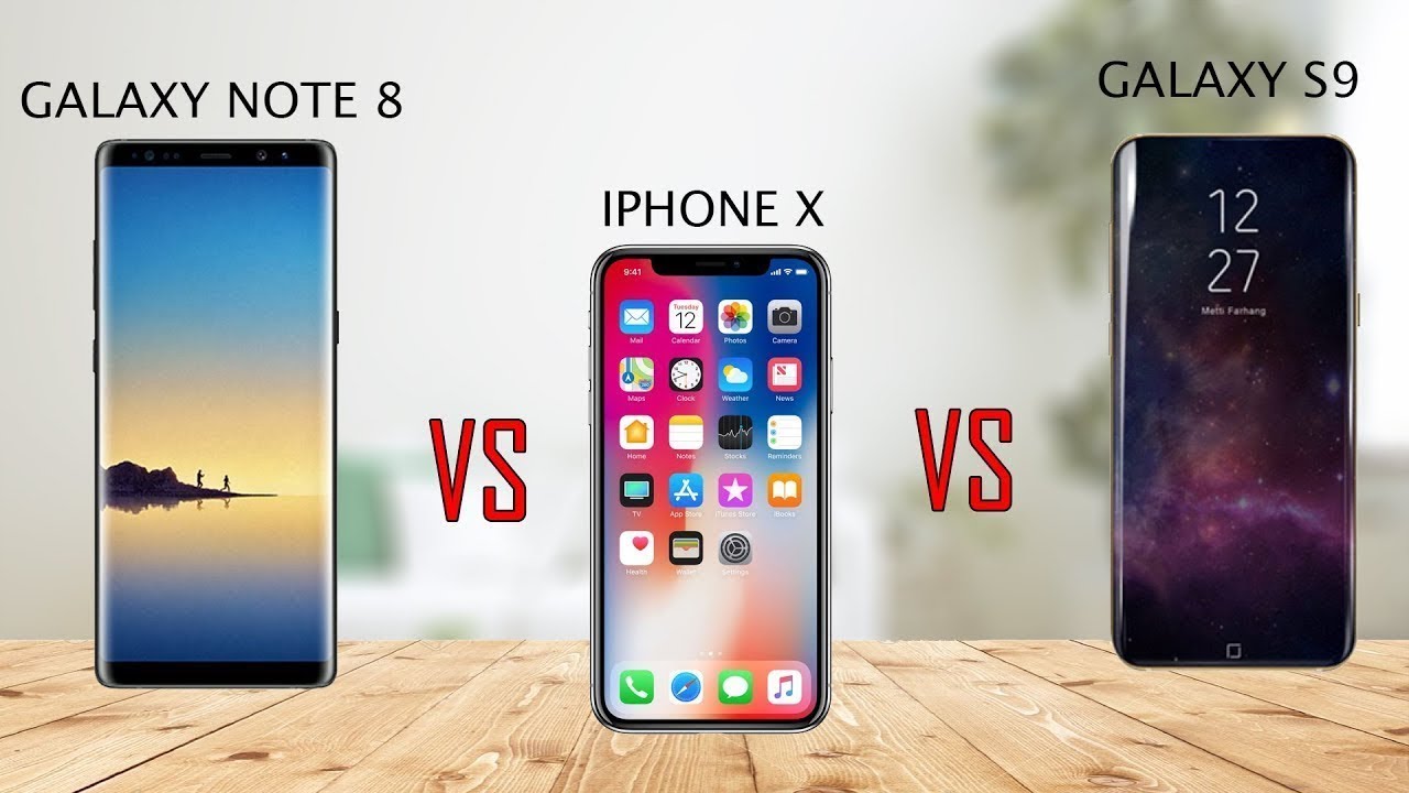 Galaxy S9+ vs Galaxy Note 8 vs iPhone X - Camera Comparison - YouTube