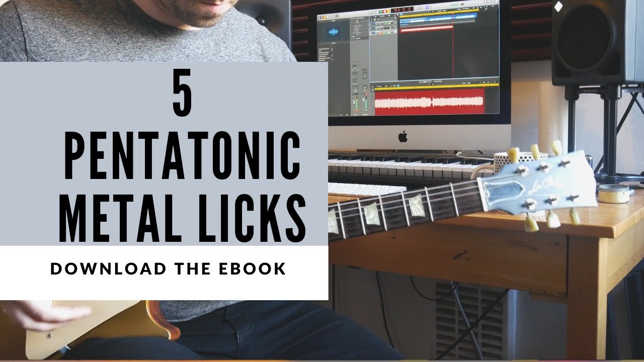 Five pentatonic metal licks in E minor - YouTube
