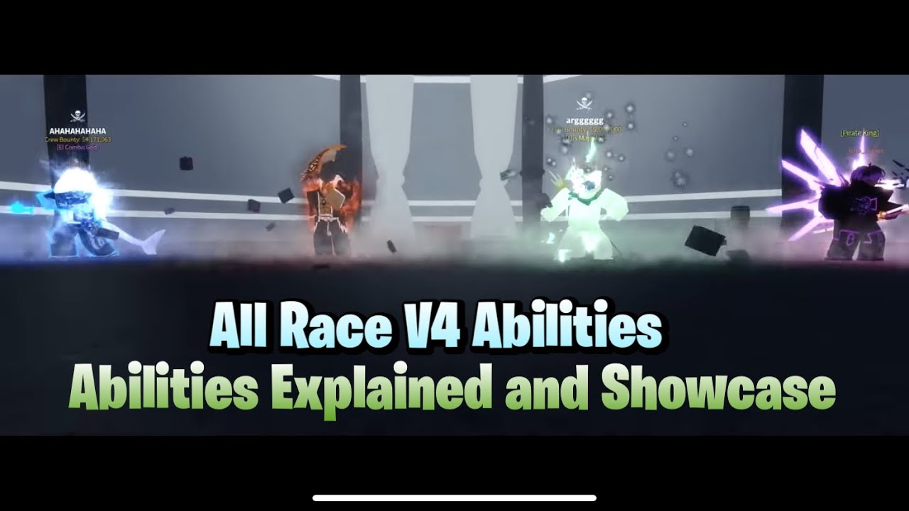 All Race V4 Ability’s Showcase and Explained in Blox Fruits - YouTube