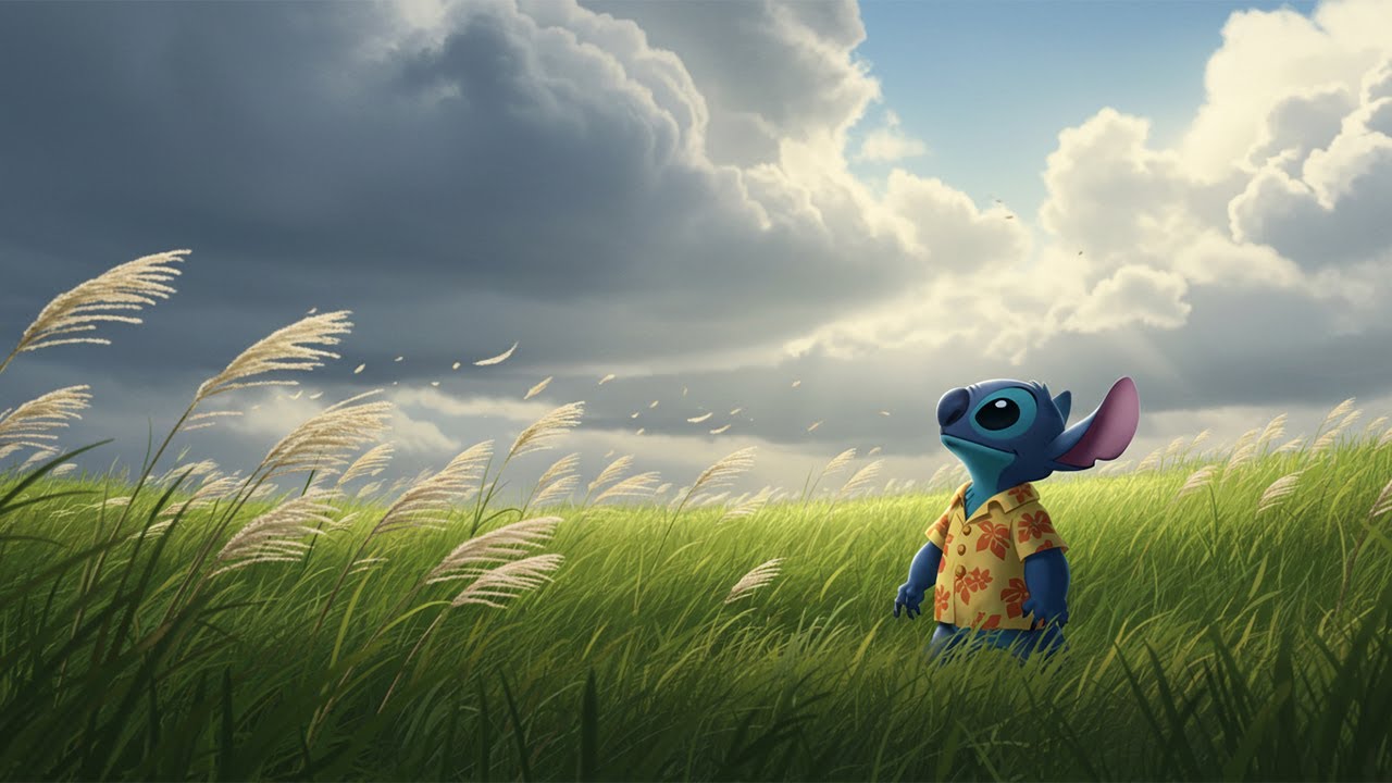 Serene Horizon with Stitch 🌿 Calm Lofi Gentle for Study, Focus, and ...