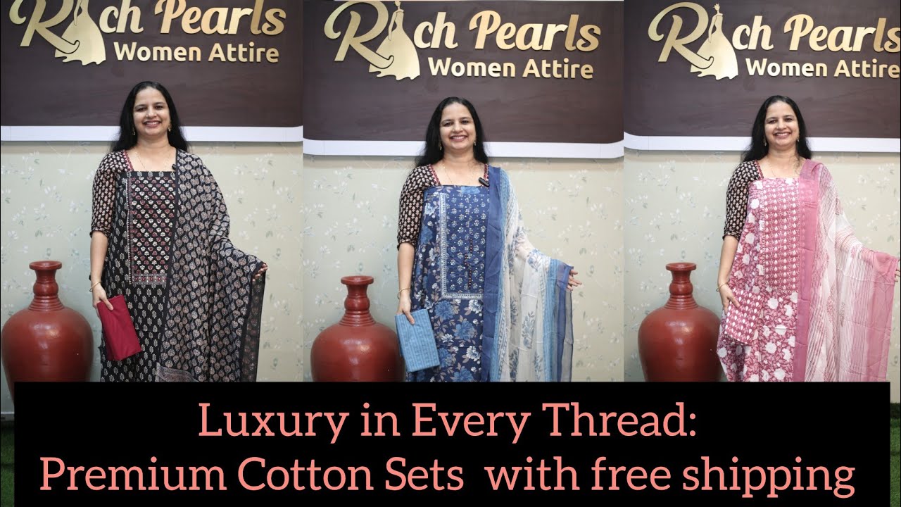 Luxury in Every Thread: Premium Cotton Sets - YouTube