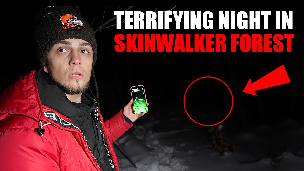TERRIFYING EXPERIENCE CAMPING IN SKINWALKER FOREST - YouTube