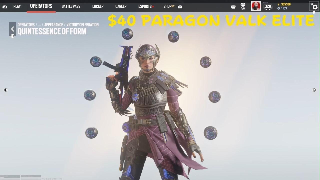 IN DEPTH REVIEW: PARAGON VALK ELITE | $40 DOLLAR SKIN? | R6 SIEGE - YouTube