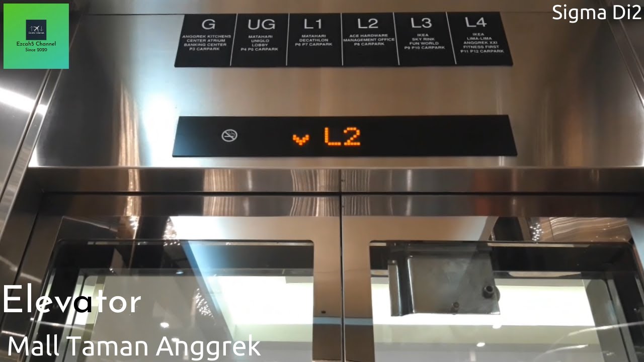 Sigma Di2 Elevator ~ Mall Taman Anggrek (Main Lifts) - YouTube