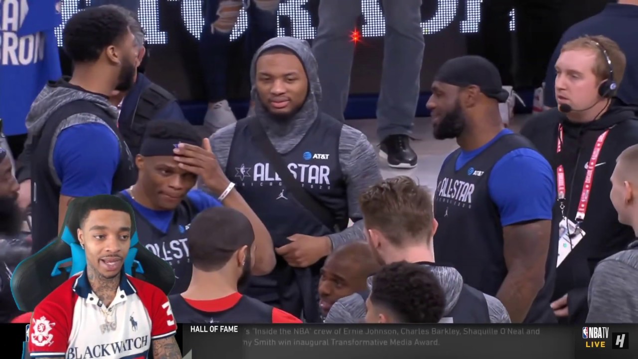 FlightReacts Team LeBron & Team Giannis - Half Court Shots Contest ...