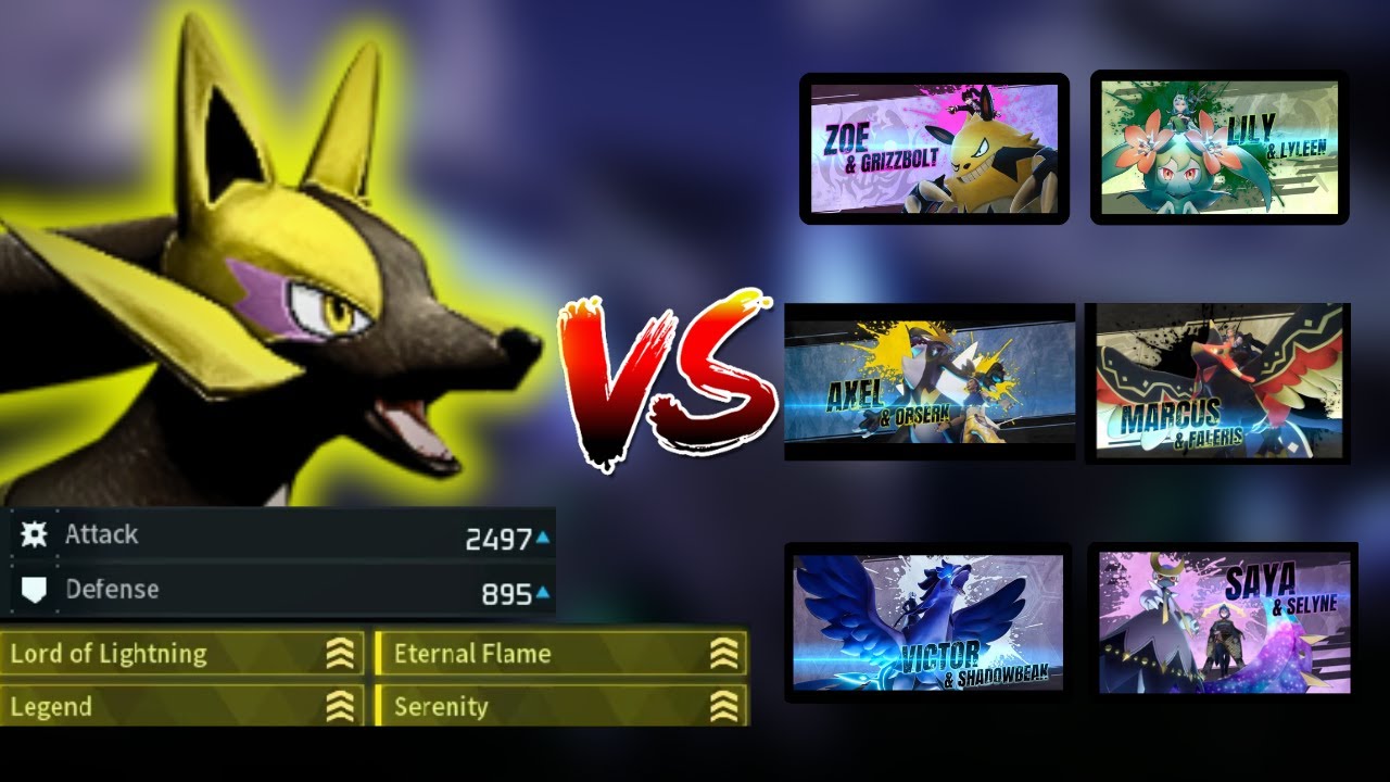 Max Upgraded Rayhound vs All Tower Bosses | Palworld's Electric Canine ...