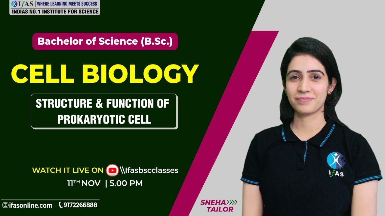 FREE LIVE LECTURE SERIES B.Sc. Classes | Cell Biology | STRUCTURE ...