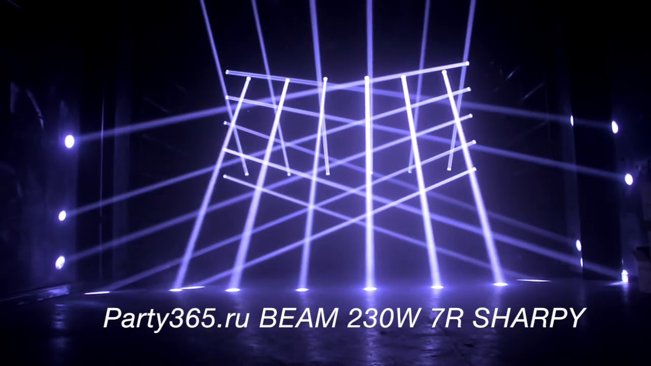 MOBILE BEAM 230W 7R SHARPY - YouTube