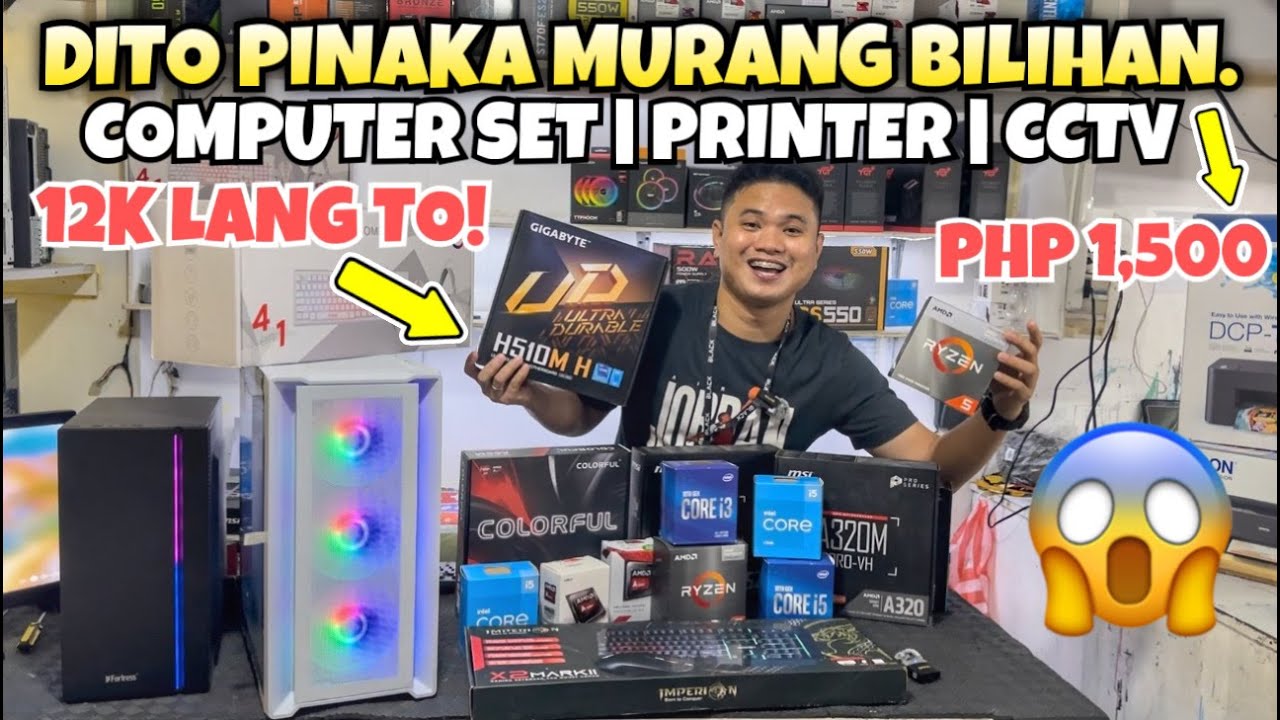 PINAKA MURANG MAG BENTA NG COMPUTER SET | PRINTER | CCTV | LAPTOP ...