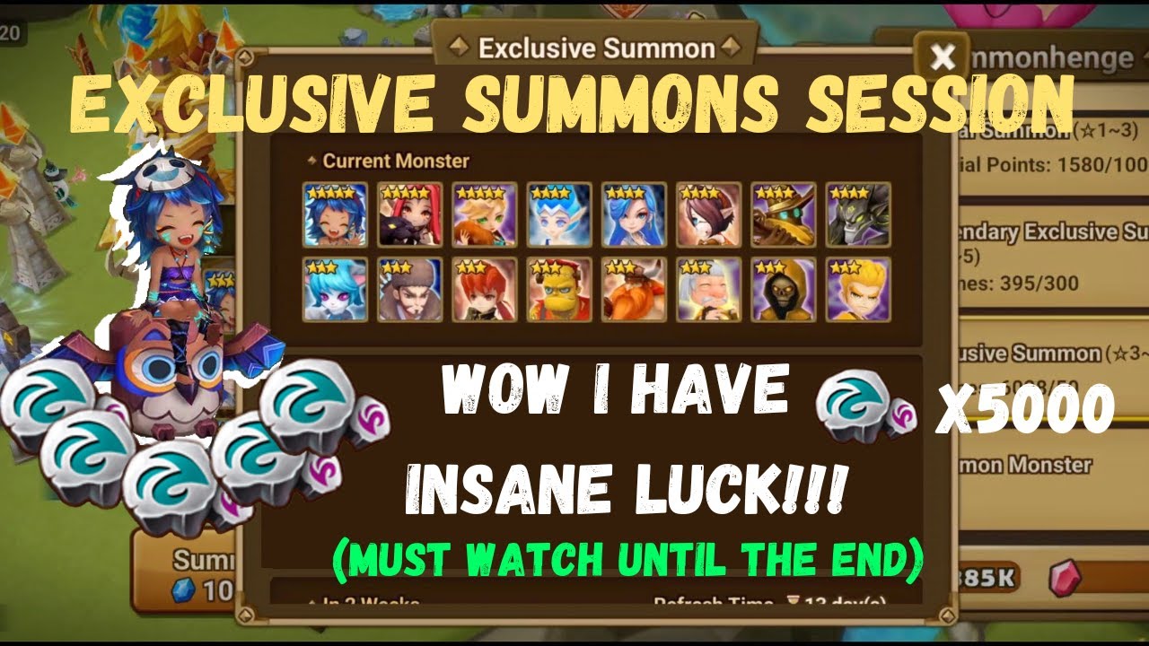 Exclusive Summons for Aaliyah and Masha Rotation (Summoners War) - YouTube