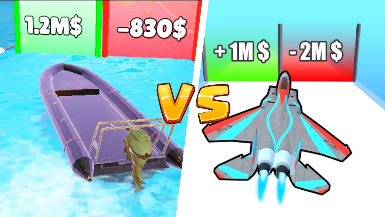 Boat Evolution Vs Plane Evolution! Gameplay - YouTube