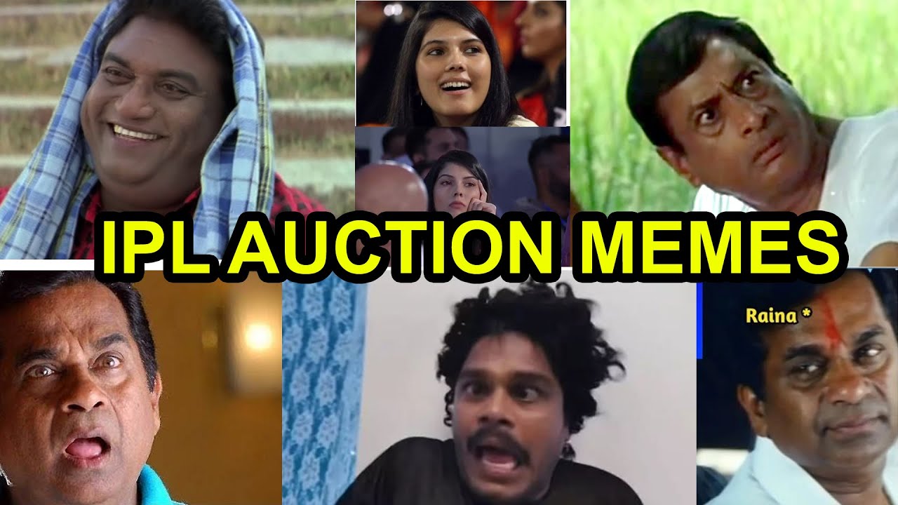 IPL 2022 Auction Memes |IPL AuctionTrolls | #IPLAUCTION2022 - YouTube