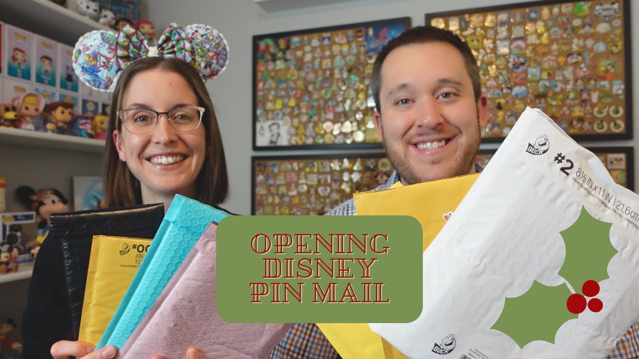 Opening Disney Pin Mail | Vlogmas Day 5 | Disney Pin Love - YouTube