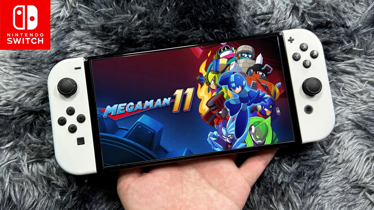 Mega Man 11 on Nintendo Switch OLED Gameplay - YouTube