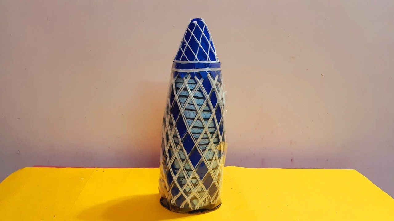 Gherkin Tower model making | How to make miniature Gherkin Tower ...