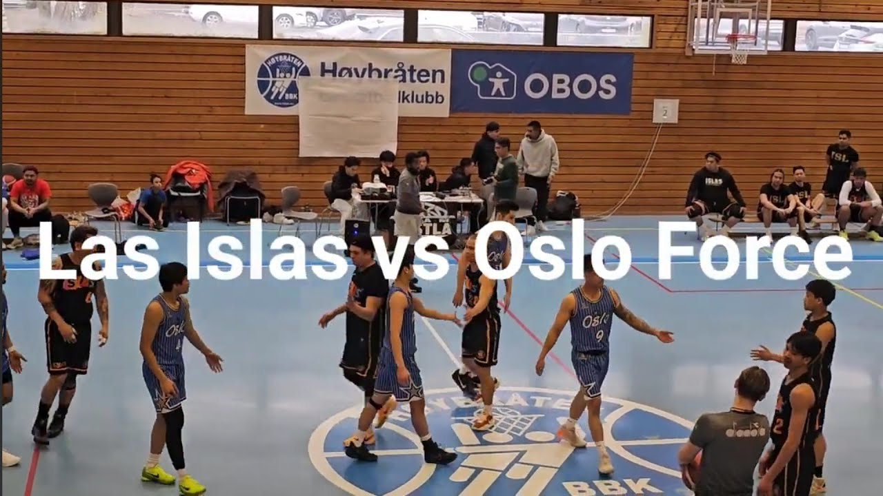 Las Islas vs Oslo FORCE / Hustla basketball tournament season 2 ...