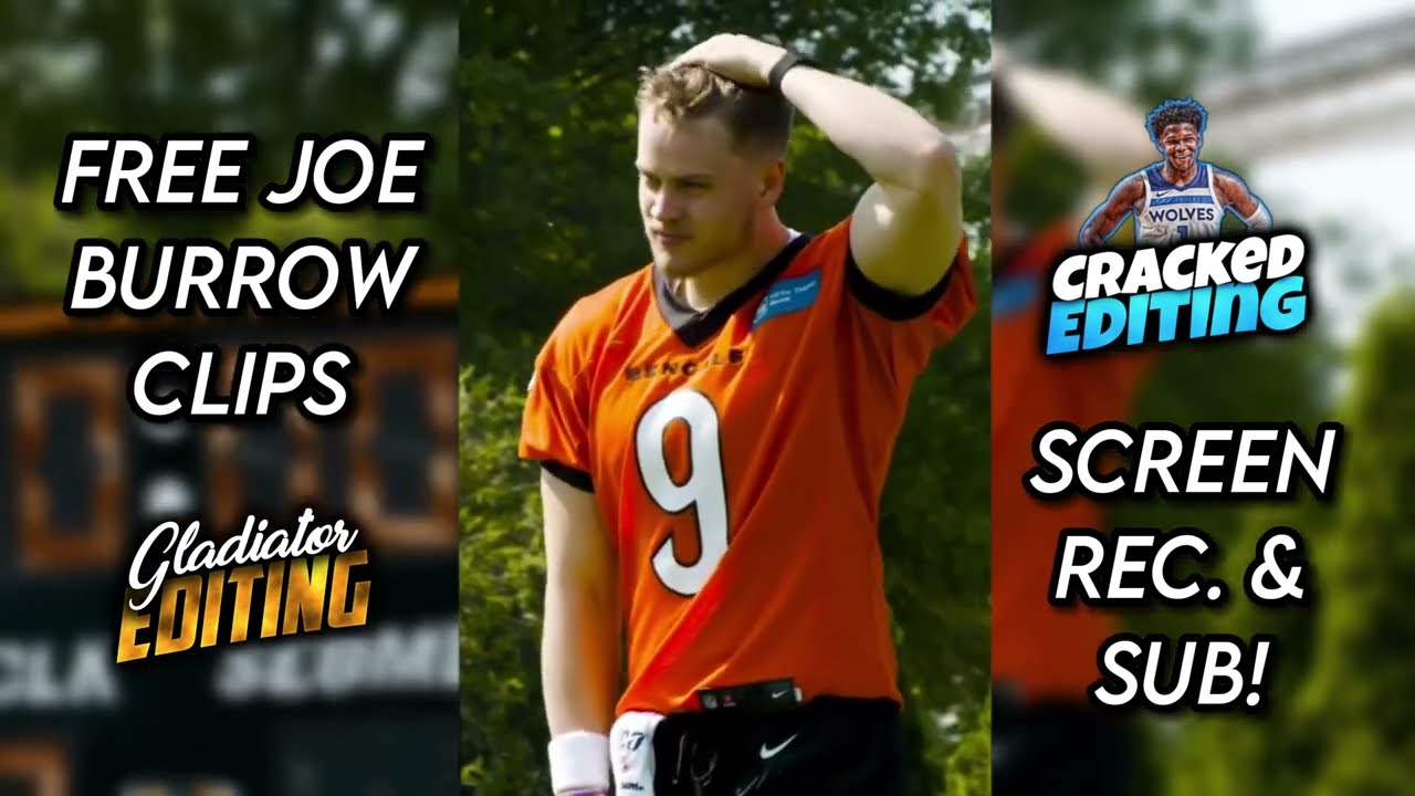 Free Joe Burrow Clips For Edits (2K/4K) @IOE_Iced sry for the wait ...
