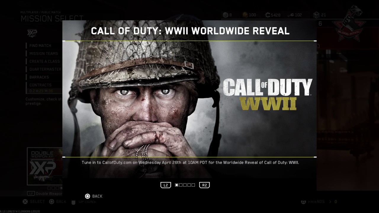Call of Duty®: World War II COD WW2 talk, also the new Quartermaster ...