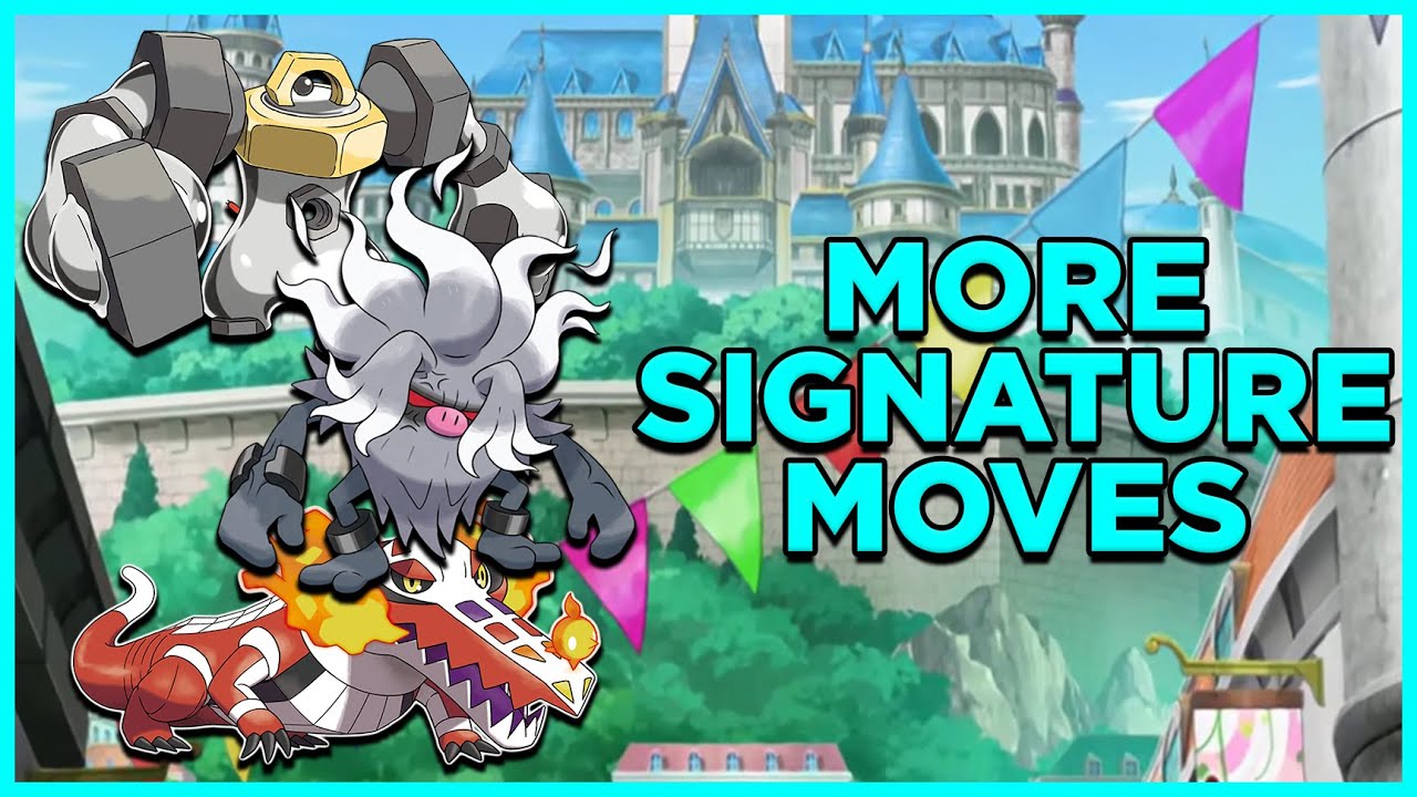 More Signature Moves In Pokemon - YouTube