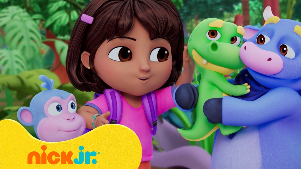 דורה: מרדימים את הדינוזוארים הקטנים💕 | ניק ג'וניור #dora #דורה - YouTube