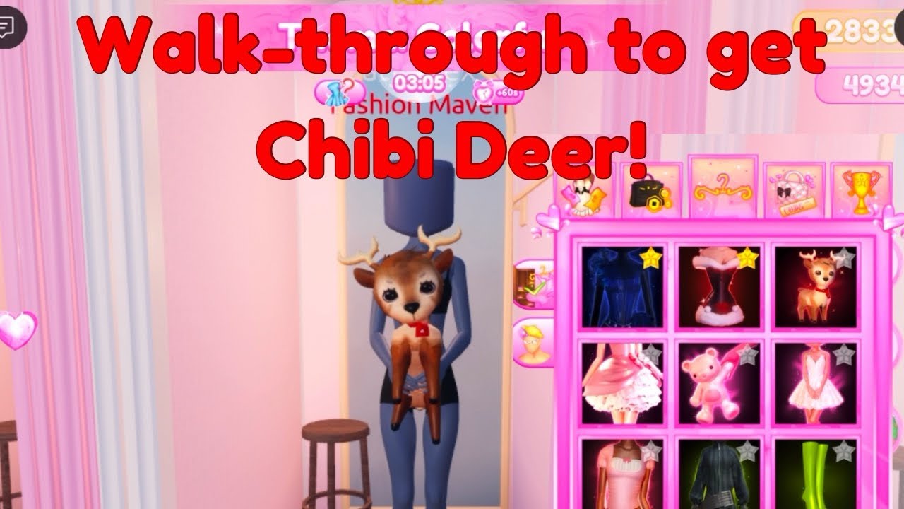 Unlock the Chibi Deer in Dress to Impress: 1-Minute Step-by-Step Guide ...