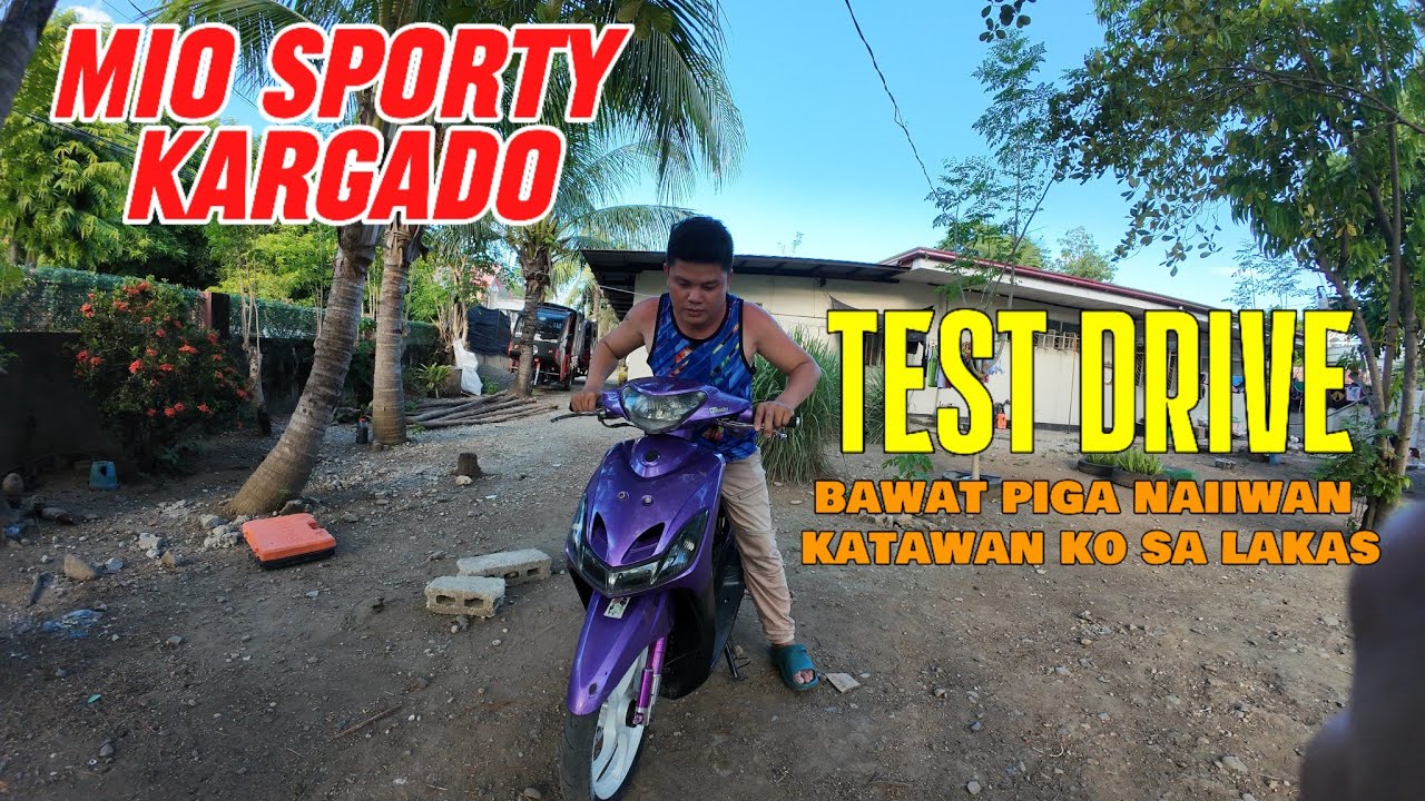 Mio sporty Kargado Naiiwan katawan ko sa lakas ng arangkada nito # ...