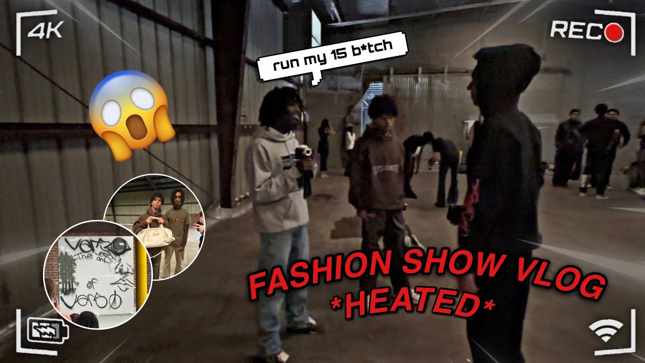 FASHION SHOW VLOG *HEATED* - YouTube
