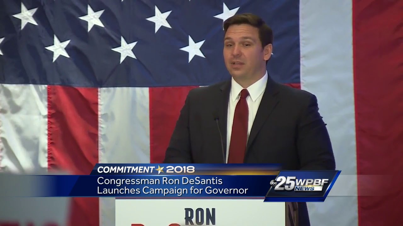 Congressman Ron DeSantis launches campaign for Governor - YouTube