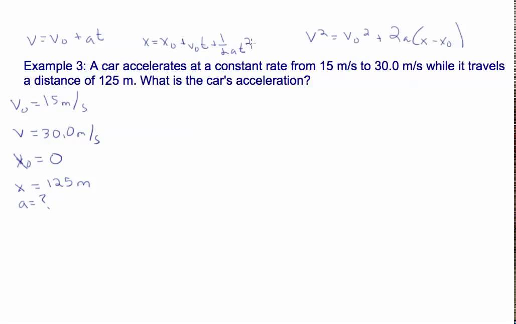 4 5 Constant Acceleration Problems YouTube 4-5-constant-acceleration-problems-youtube