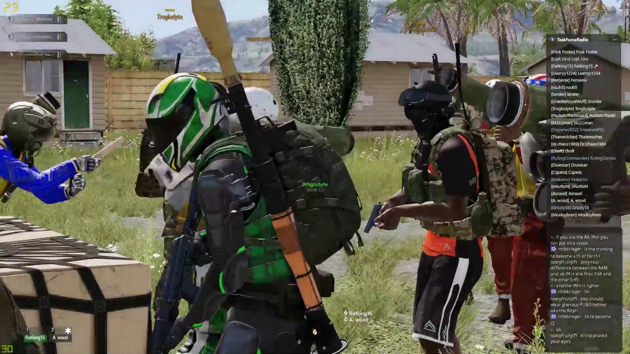 Arma 3 Liru ops: Liru starts training us about Vics through ops? - YouTube